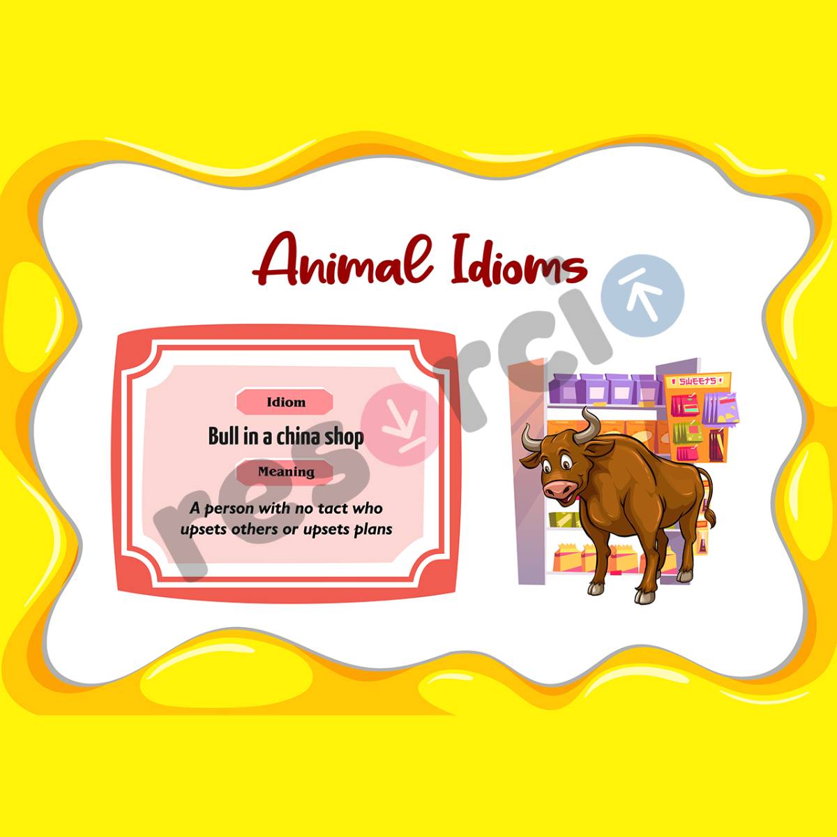 Animal Idioms - Template - 42
