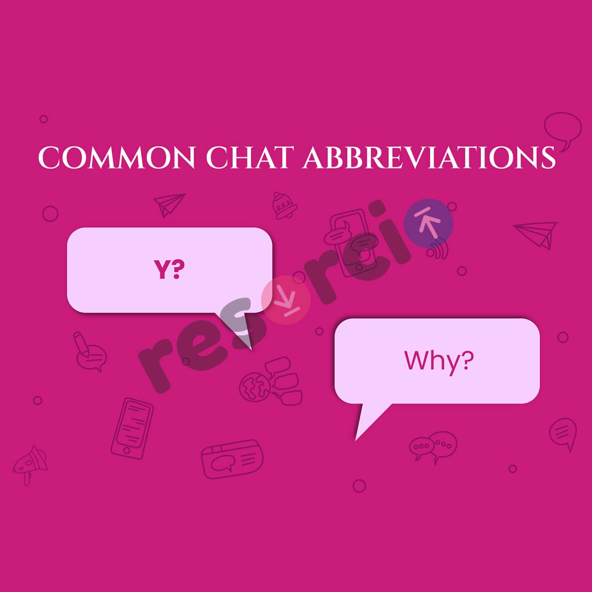 Common Chat Abbreviations - 35