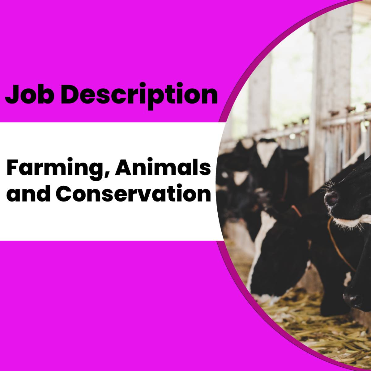 Job Descriptions - Farming, Animals, and Conservation