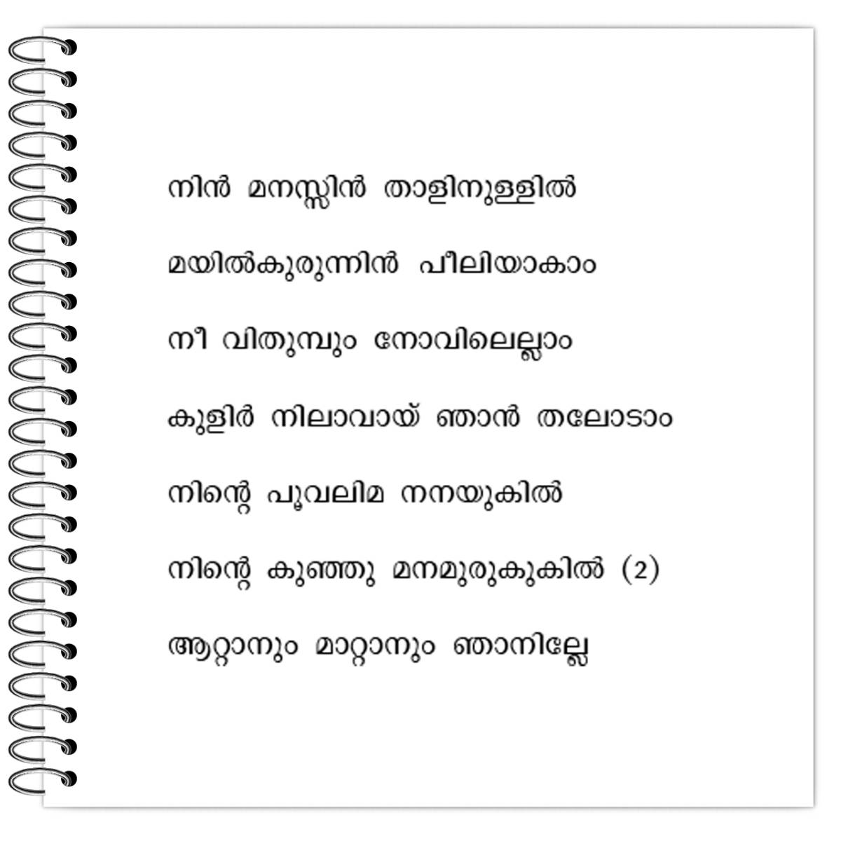 Nin Manassin Thaalinullil