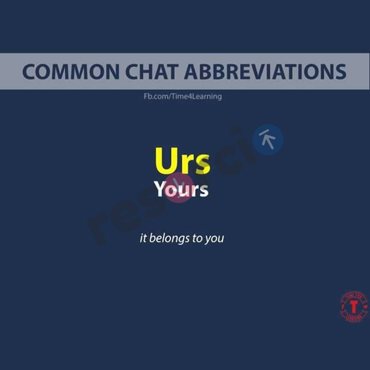 Common Chat Abbreviations - 88