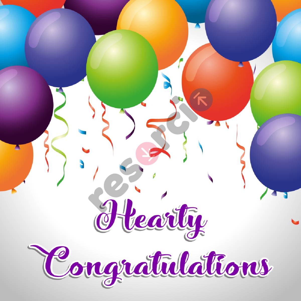 Hearty Congratulations - Template 26