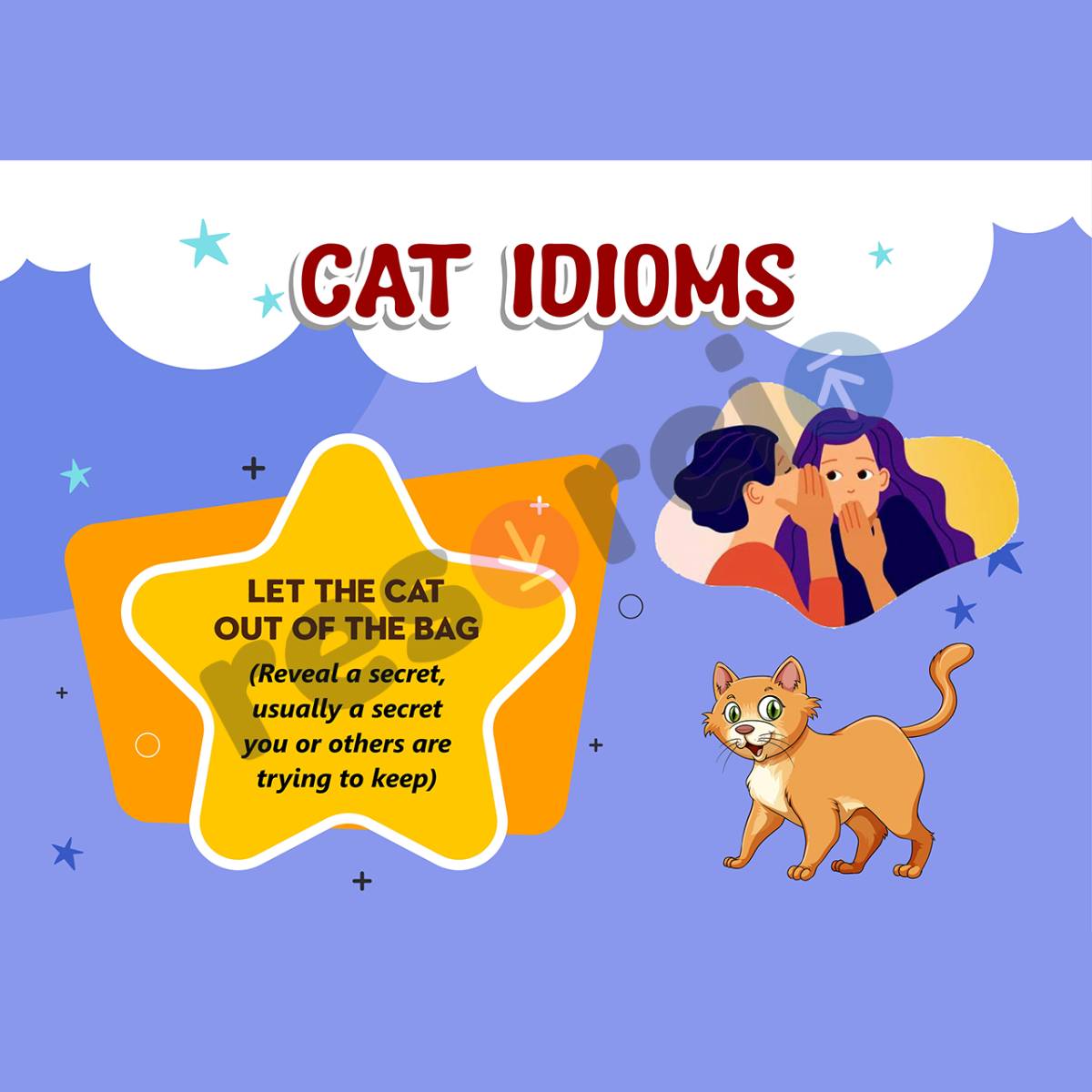 Cat Idioms - Template - 13