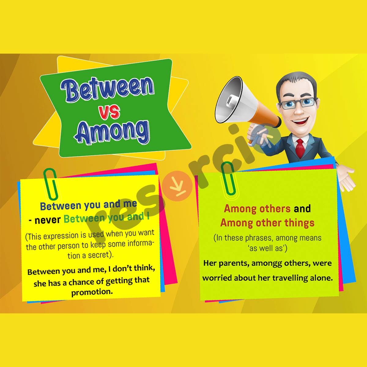 Between Vs Among - Template 08