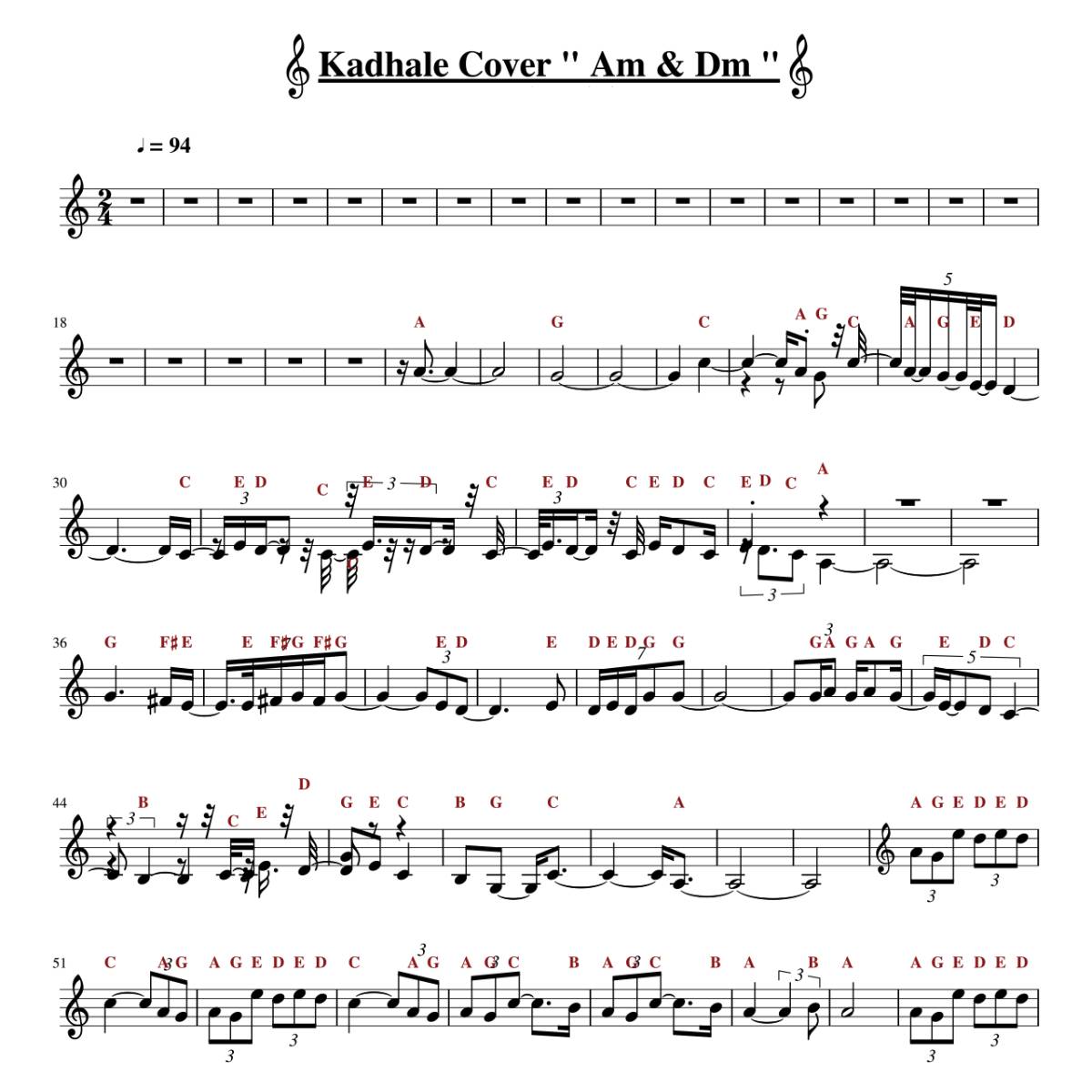 Kadhale Kadhale Cover