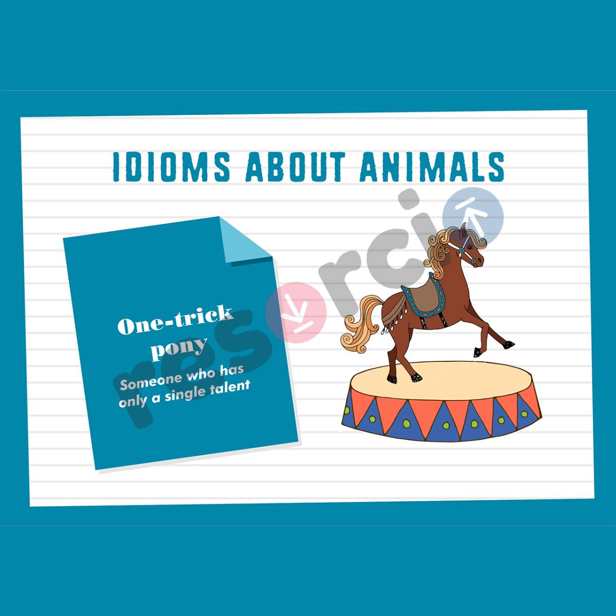 Animal Idioms - Template - 89