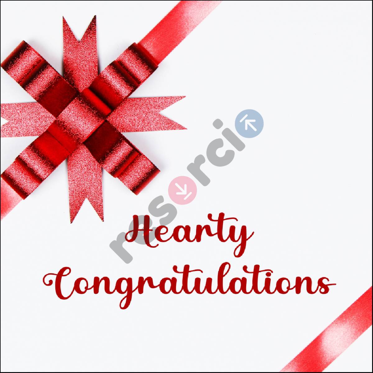 Hearty Congratulations - Template 93
