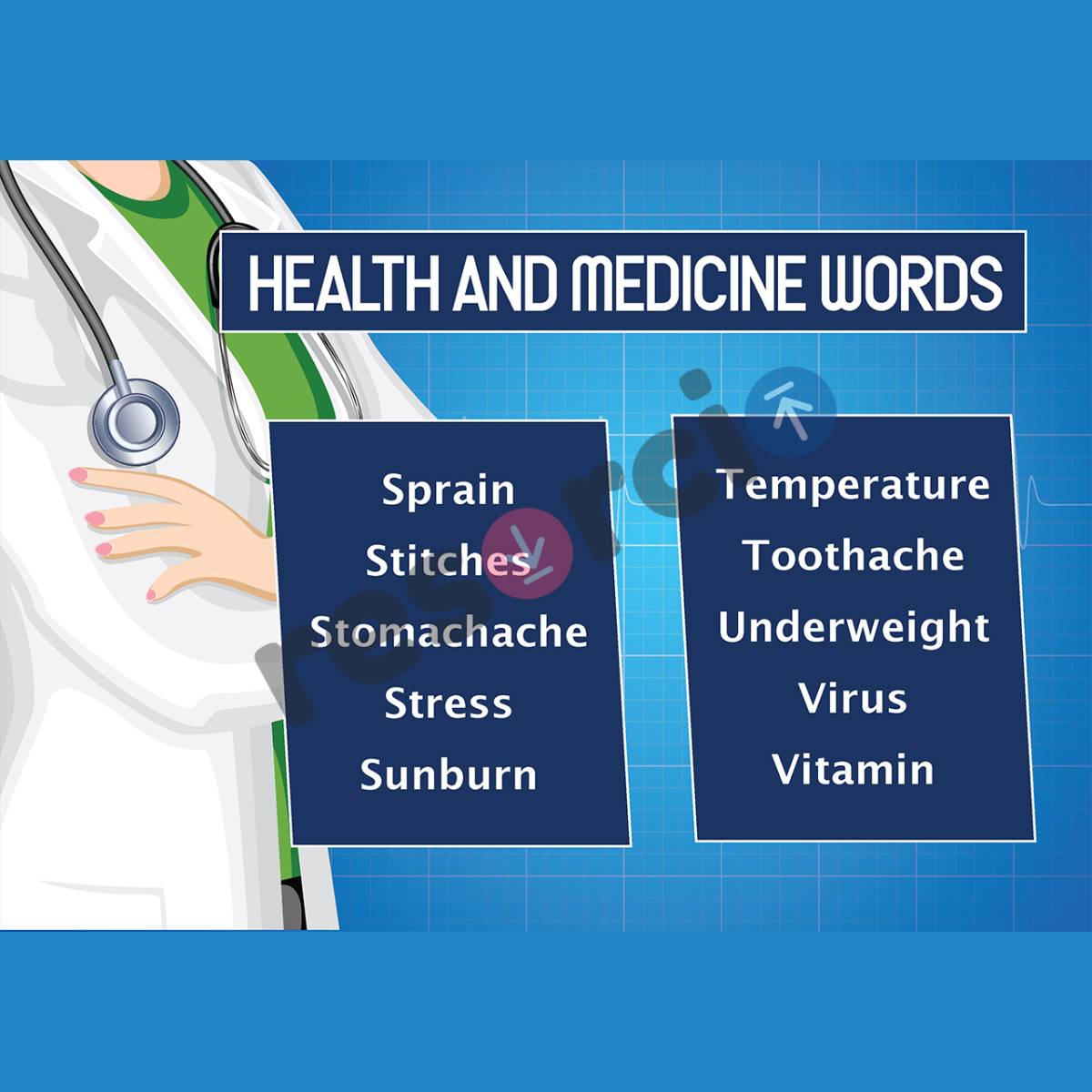 Health and Medicine Words - 01