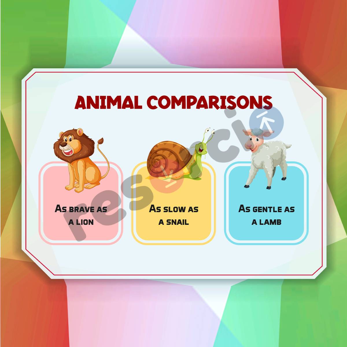 Animal Comparisons - Template - 04