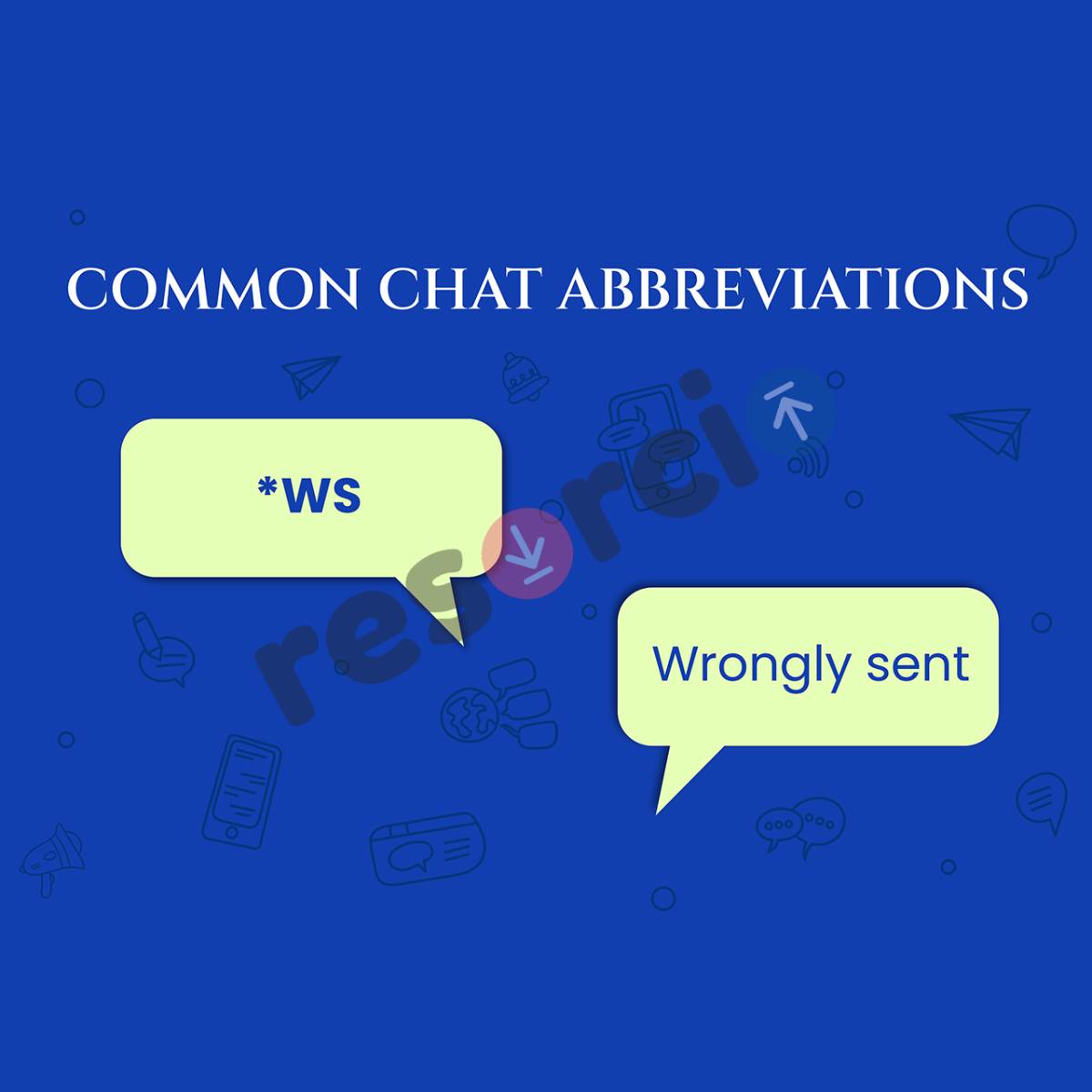 Common Chat Abbreviations - 25