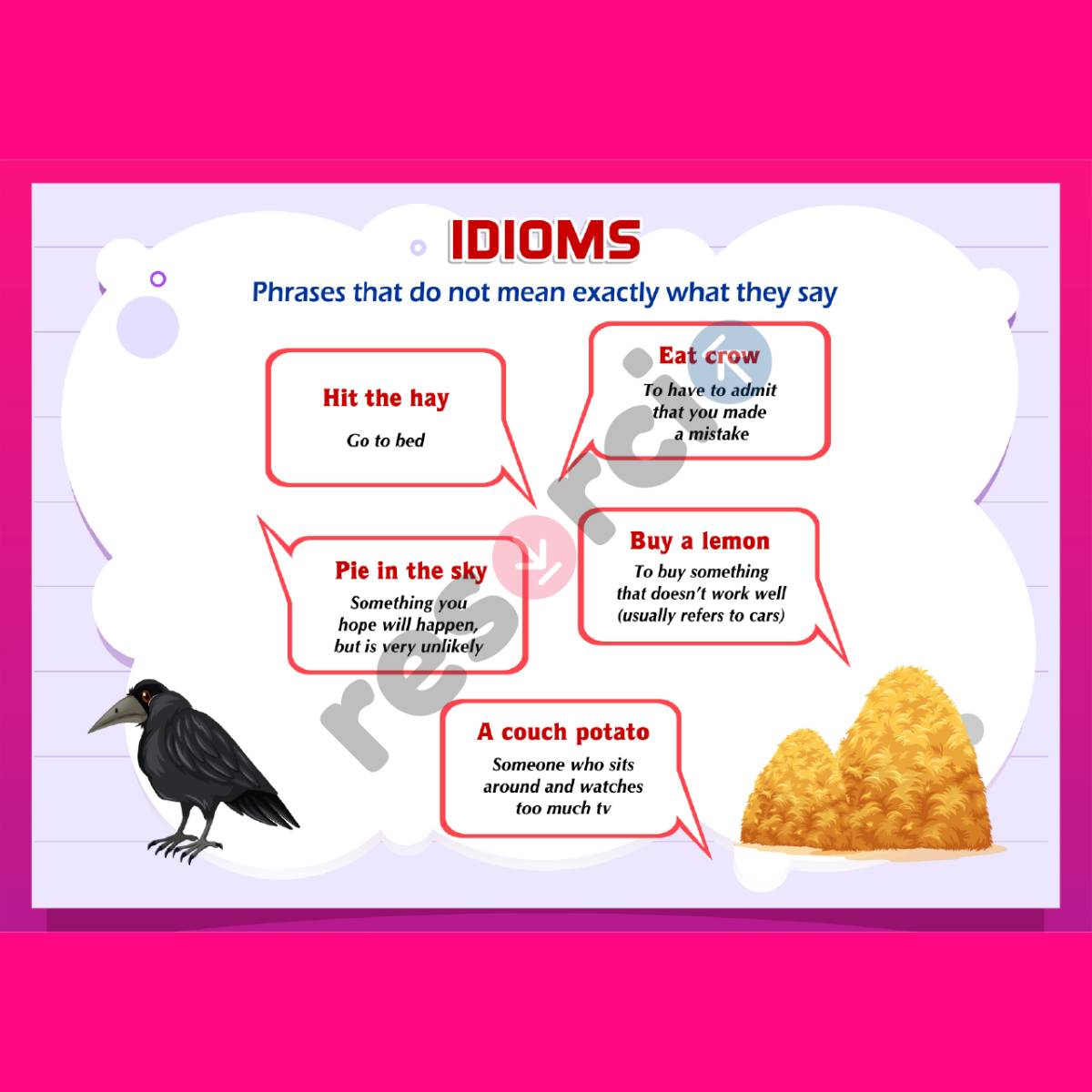 Idioms - Template 01