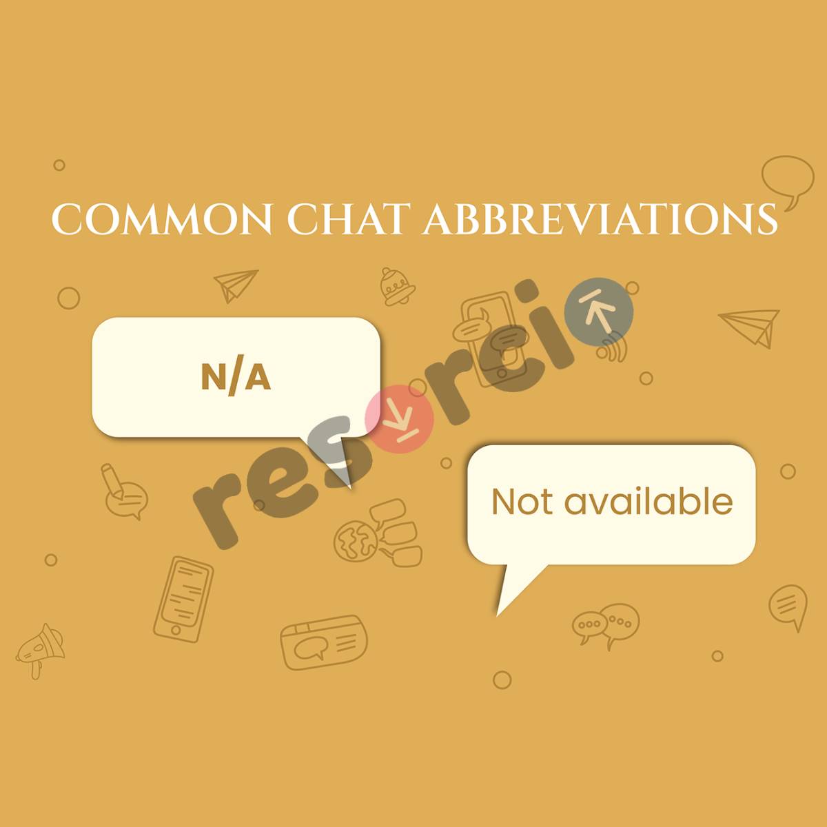 Common Chat Abbreviations - 80
