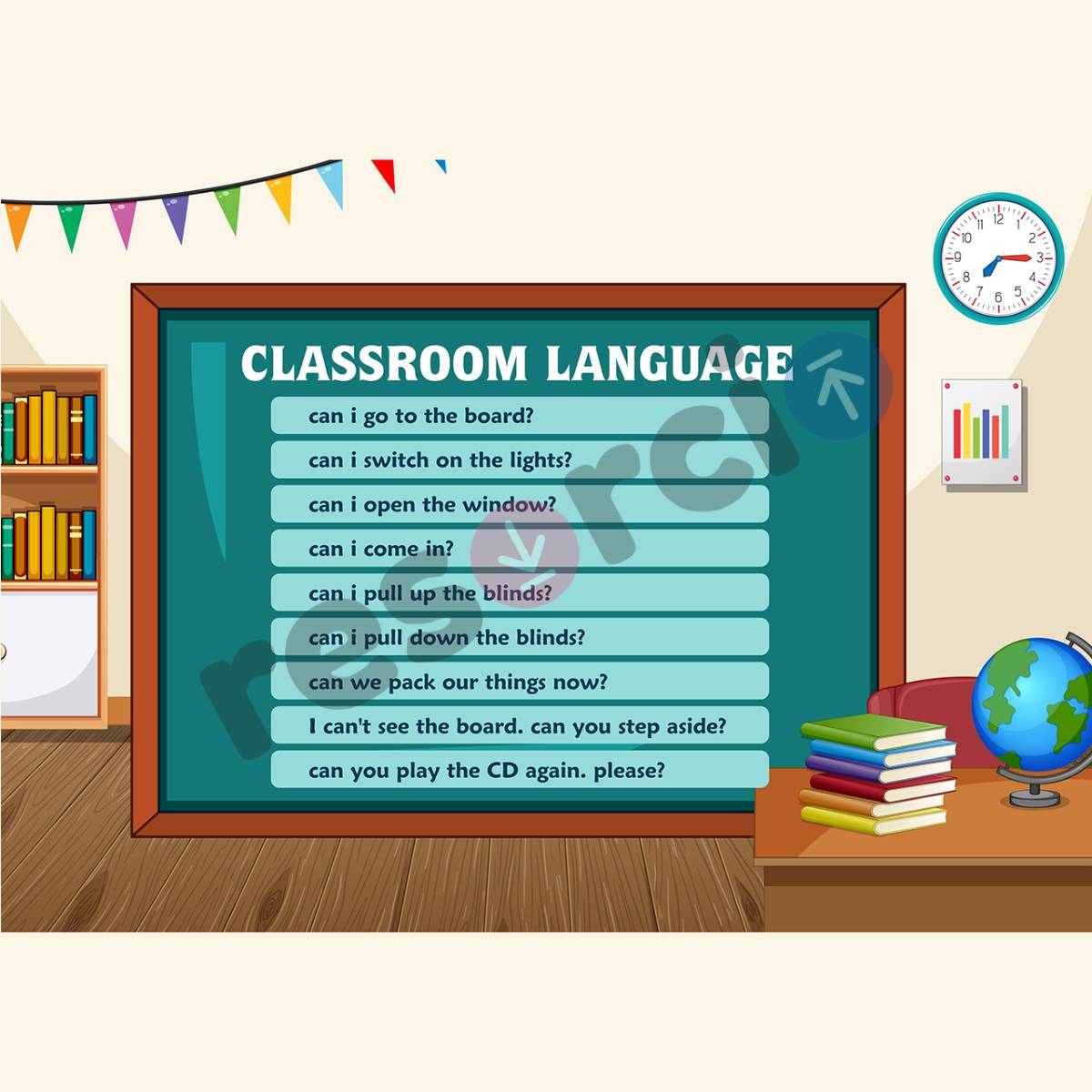 Classroom Language - Template - 03