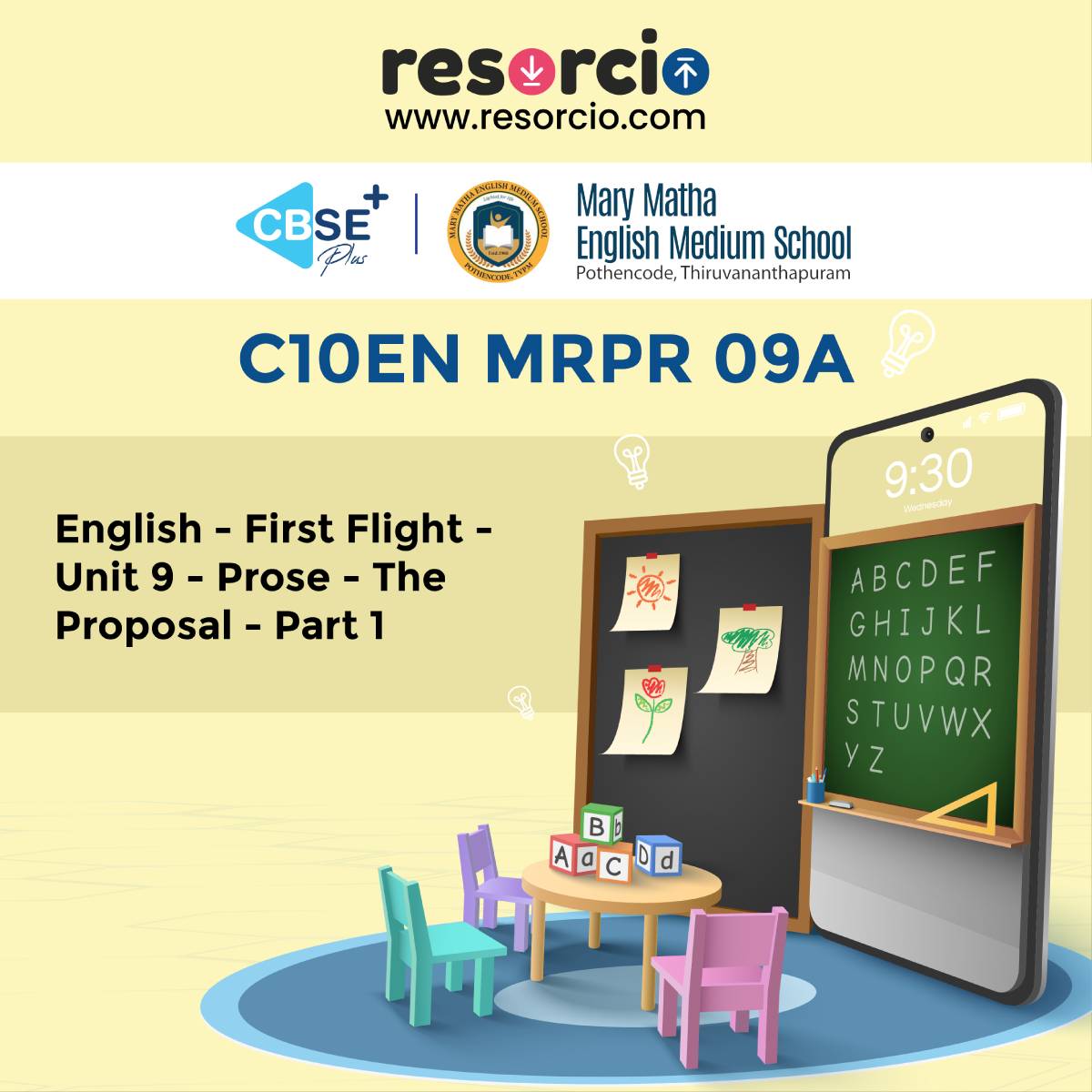 C10EN MRPR 09A - English - First Flight - Unit 9 - Prose - The Proposal ...