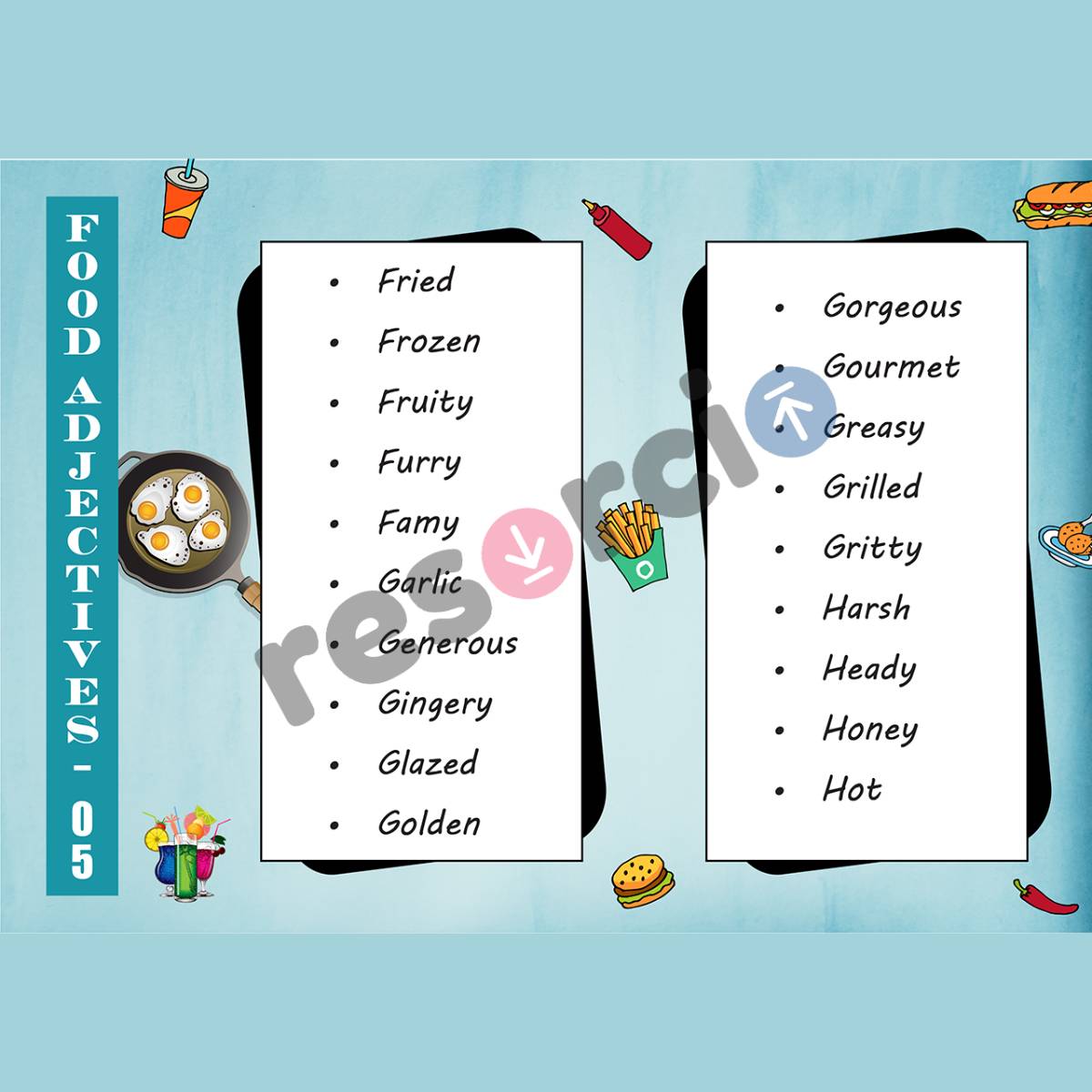 Food Adjectives - 06