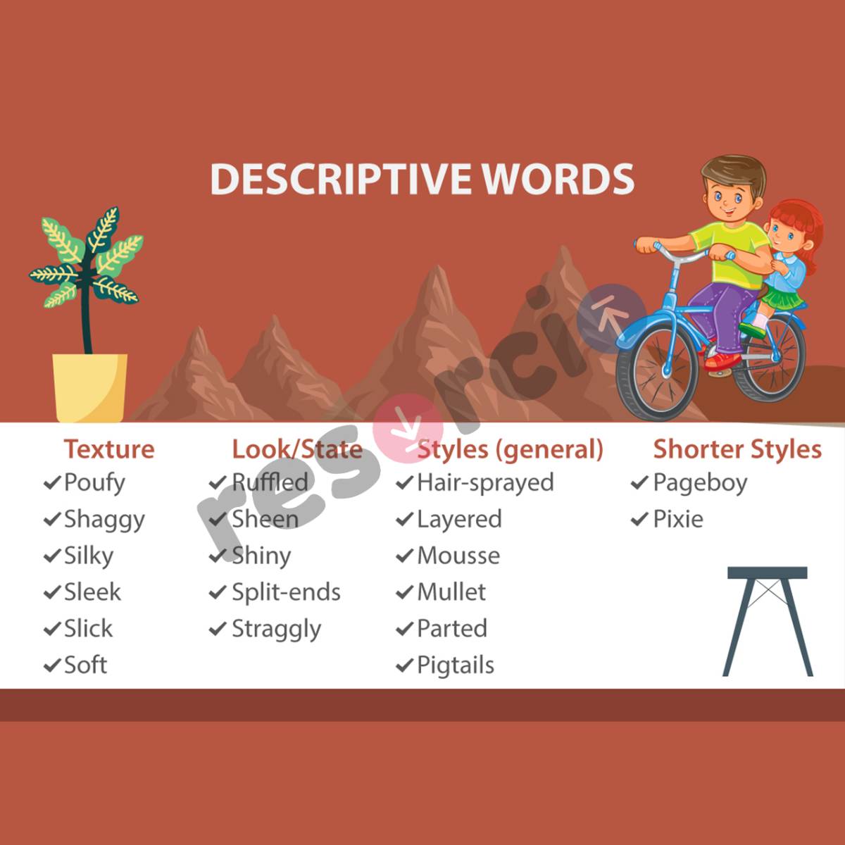 Descriptive Words - Template 05