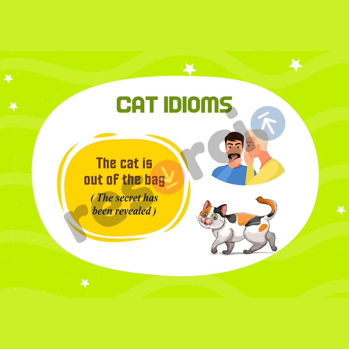 Cat Idioms - Template - 16