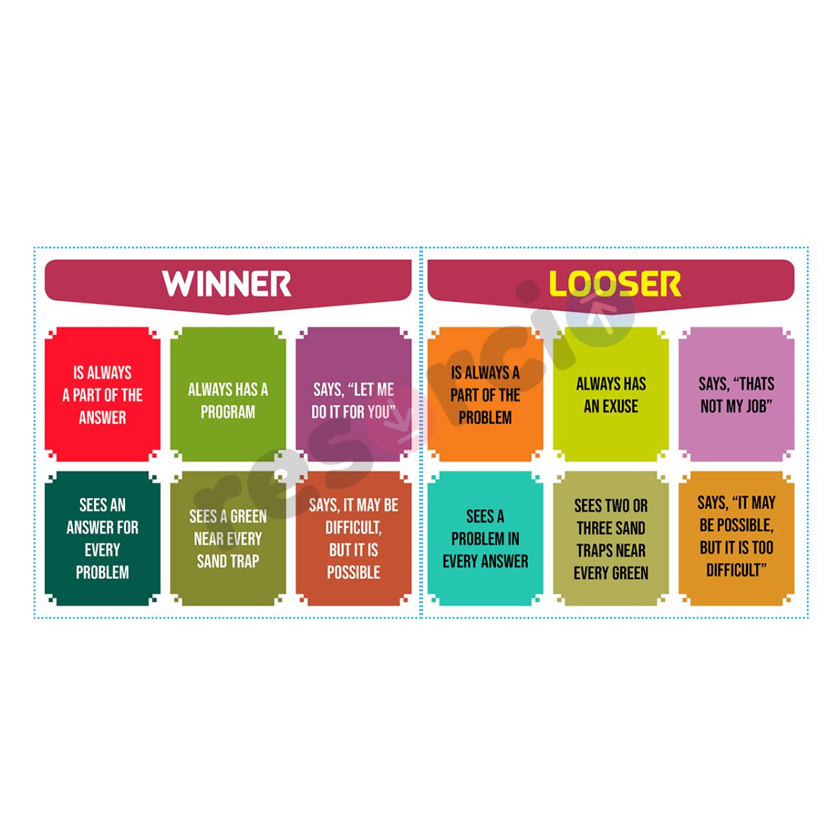Winners vs Losers - Template 30
