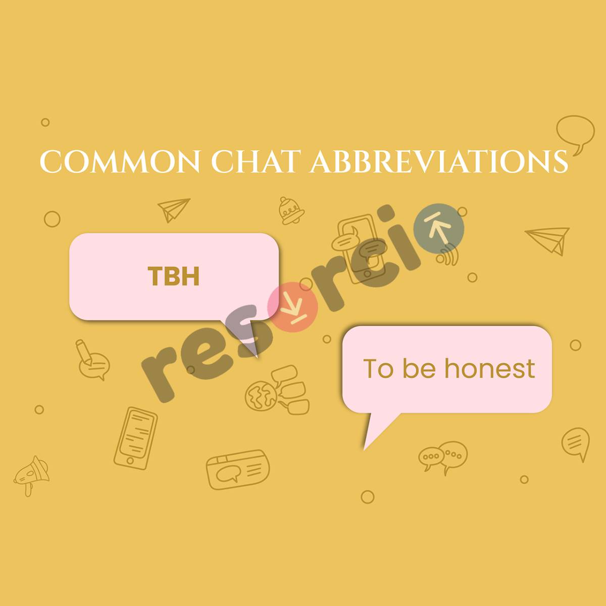 Common Chat Abbreviations - 46