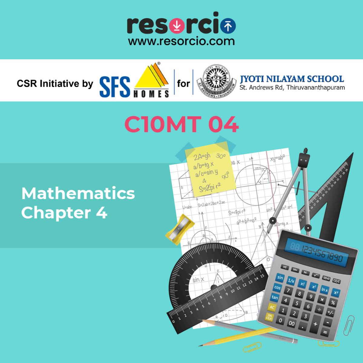C10MT 04 - Mathematics - Chapter 4 - Quadratic Equations