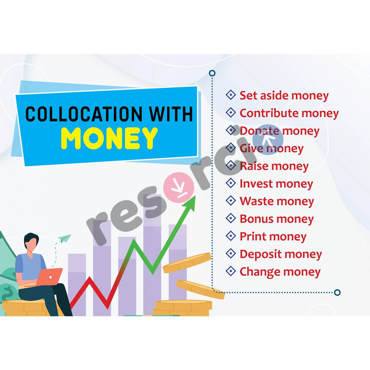 Collocations With Money - Template 07