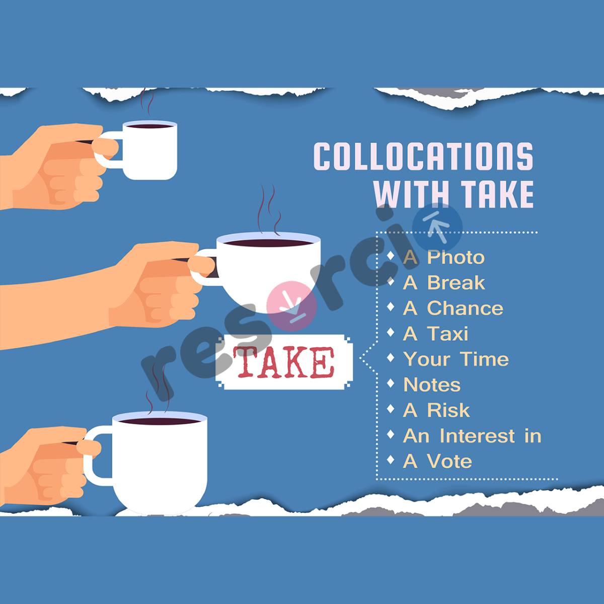 Collocations With Take - Template 03
