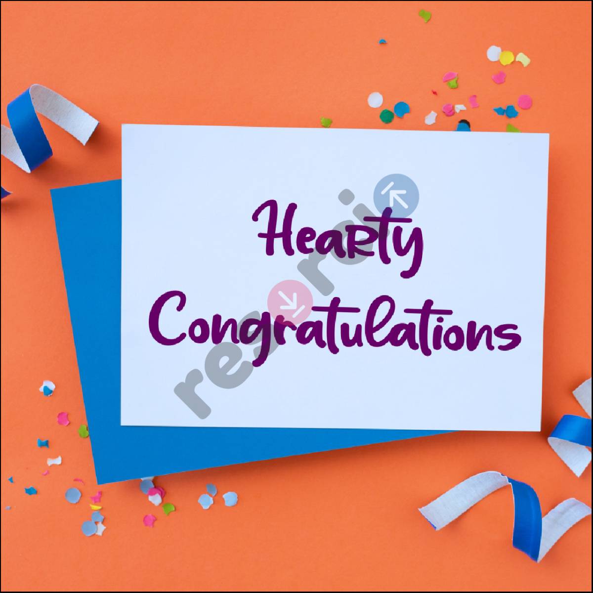Hearty Congratulations - Template 73