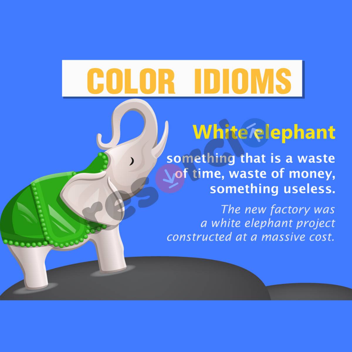Colour Idioms - Template - 34