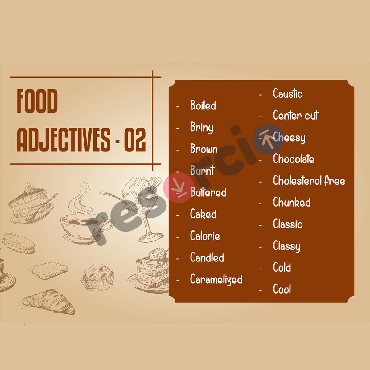 Food Adjectives - 04