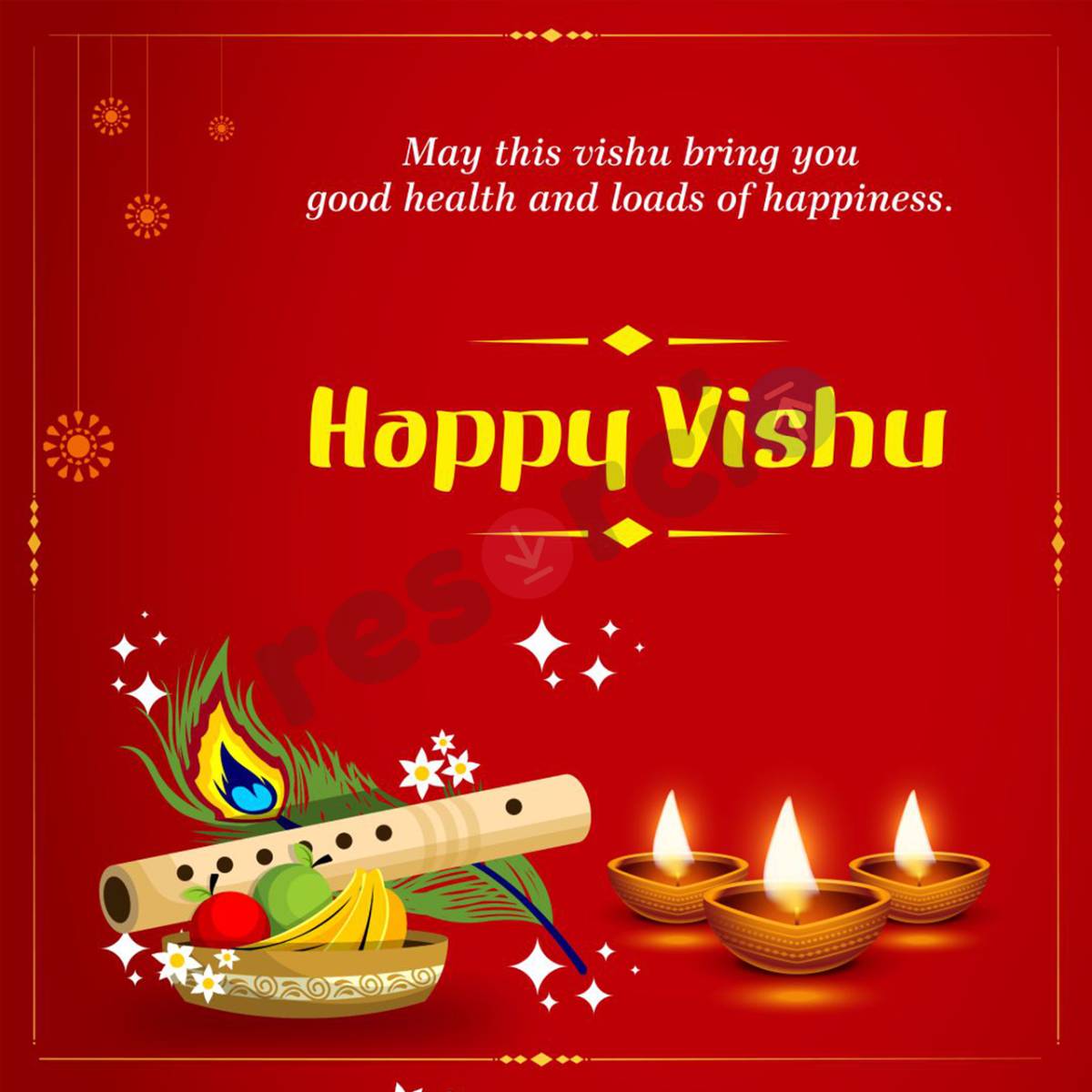 Happy Vishu - Template 07