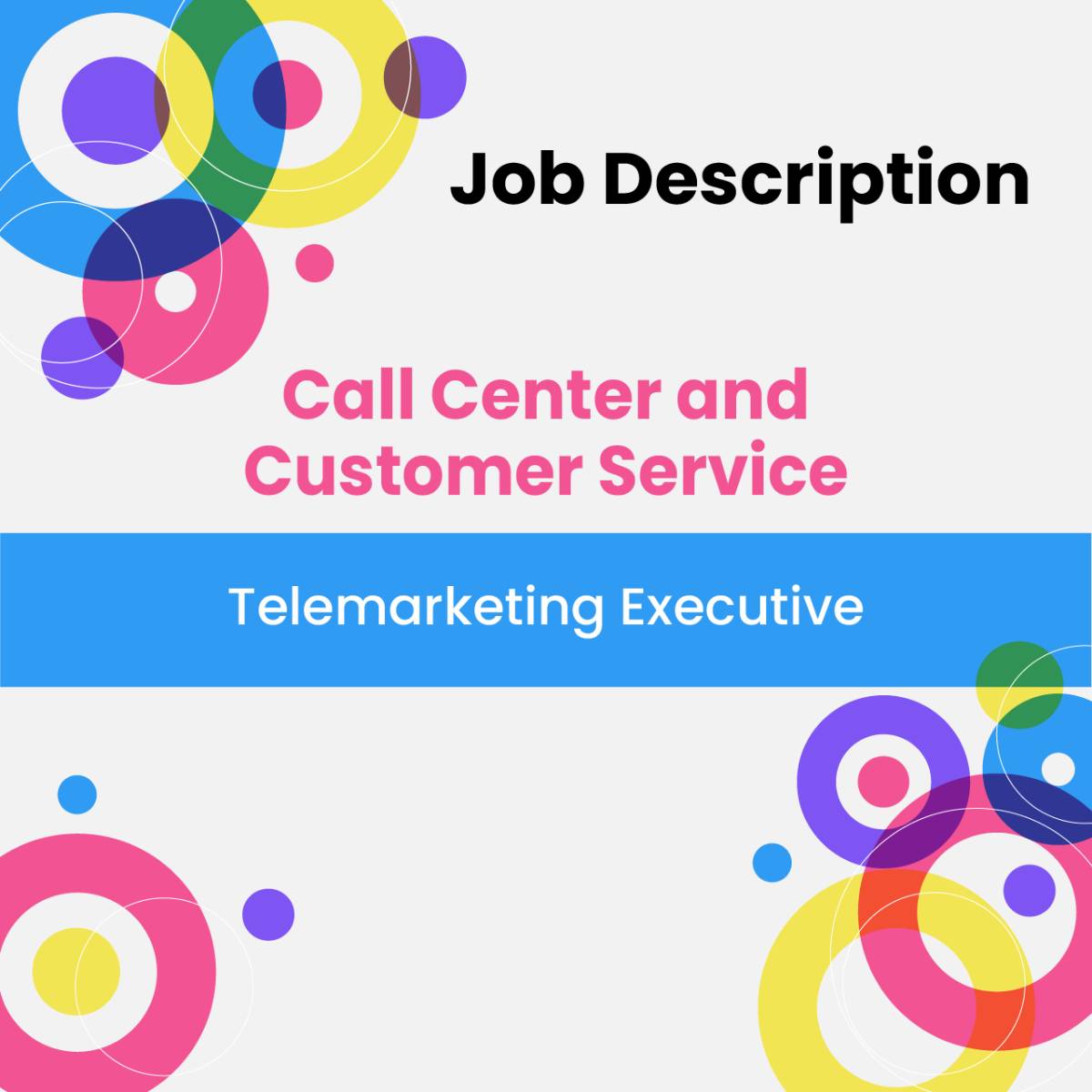 Telemarketing Executive - Job Descriptions