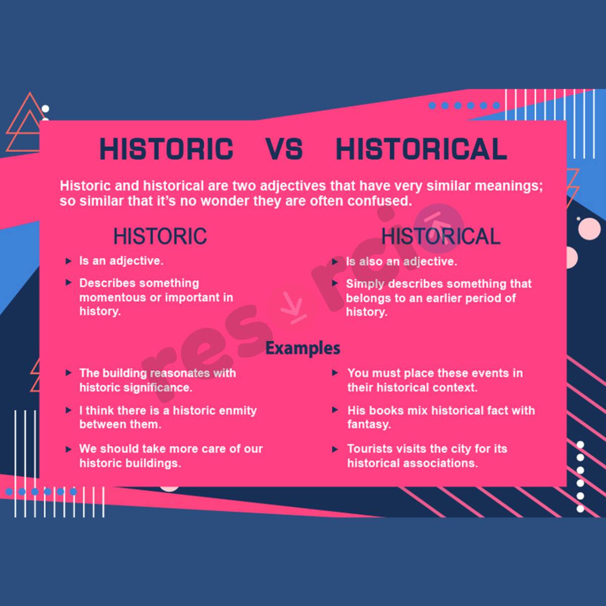 Historic Vs Historical - 12