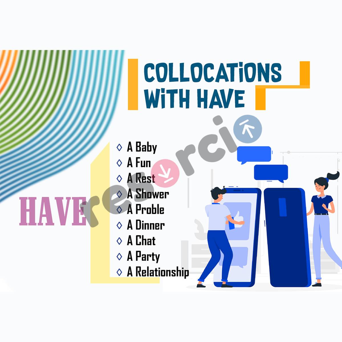 Collocations With Have - Template 01