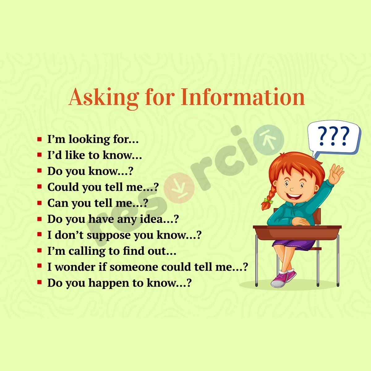 Asking for Information - 03