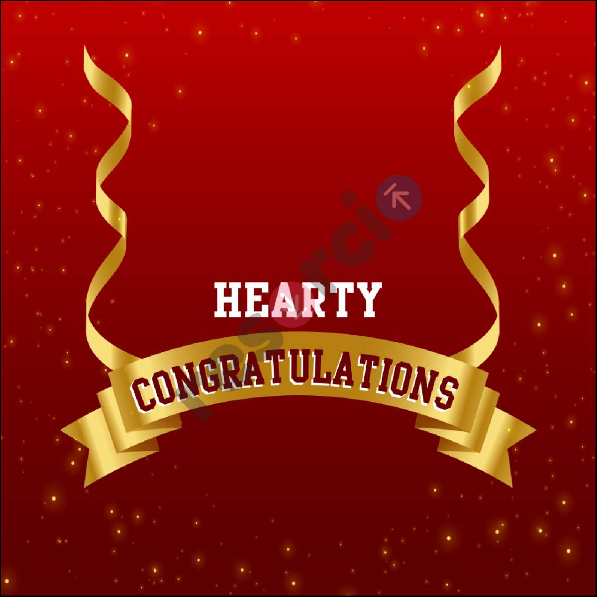 Hearty Congratulations - Template 41