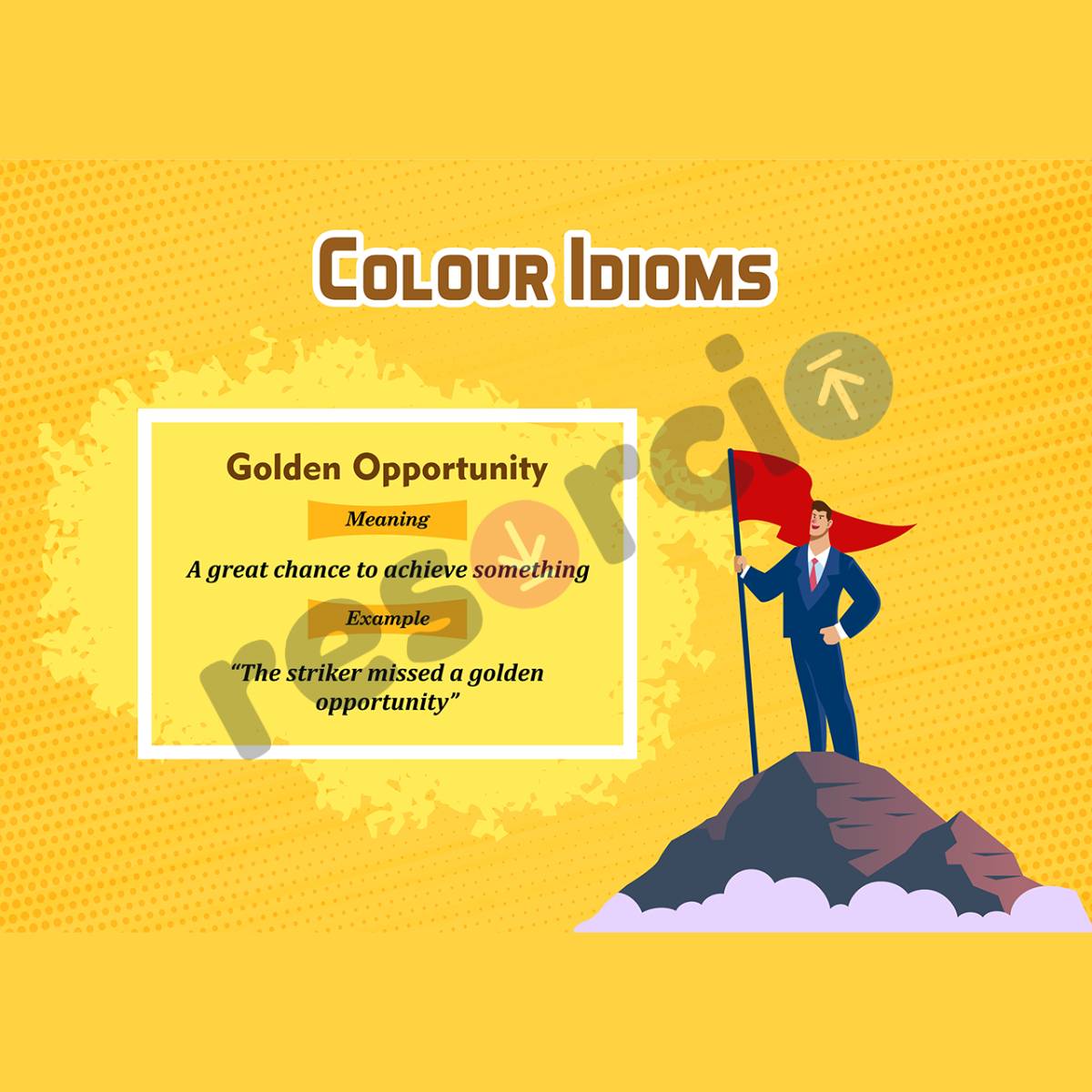 Colour Idioms - Template - 07