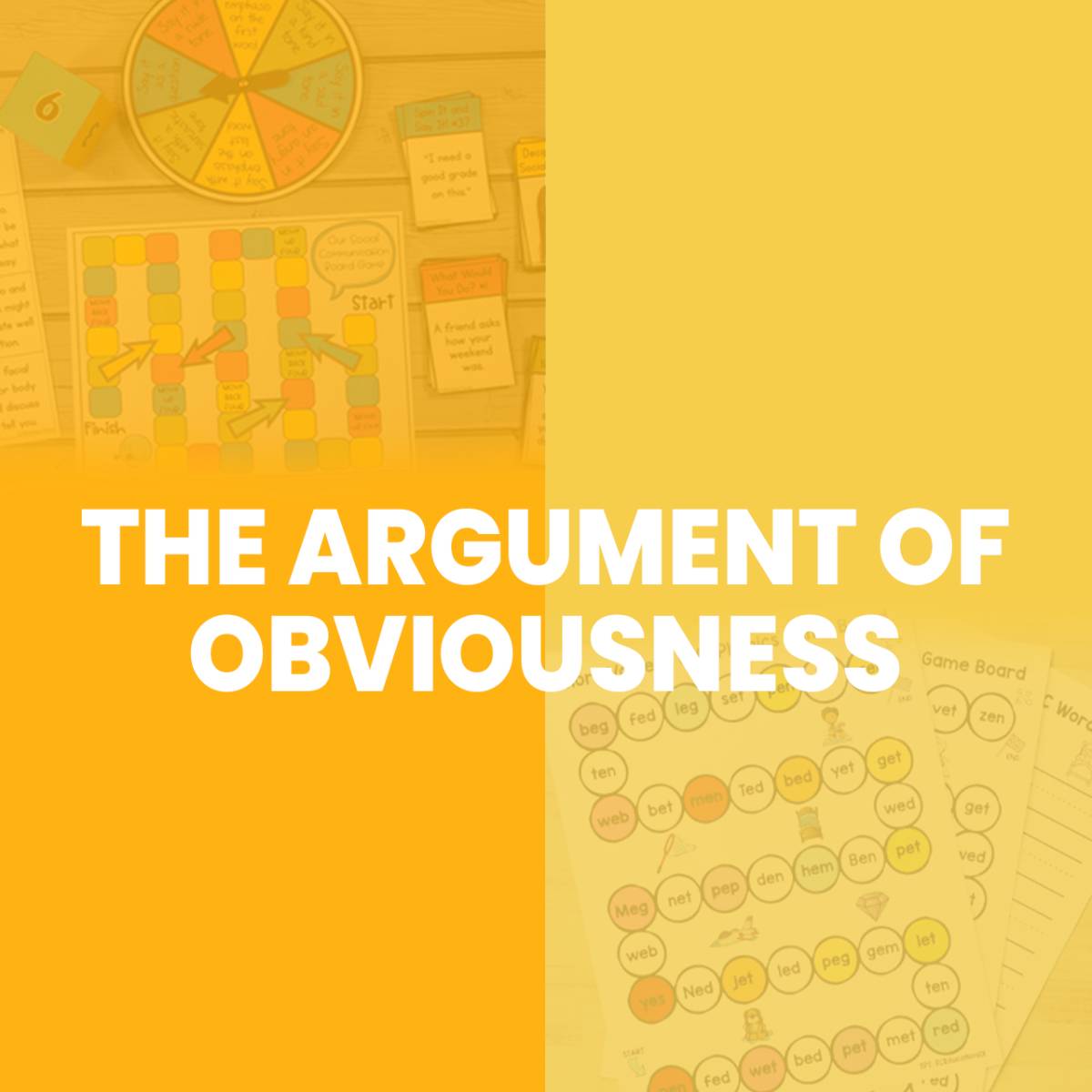 The Argument of Obviousness