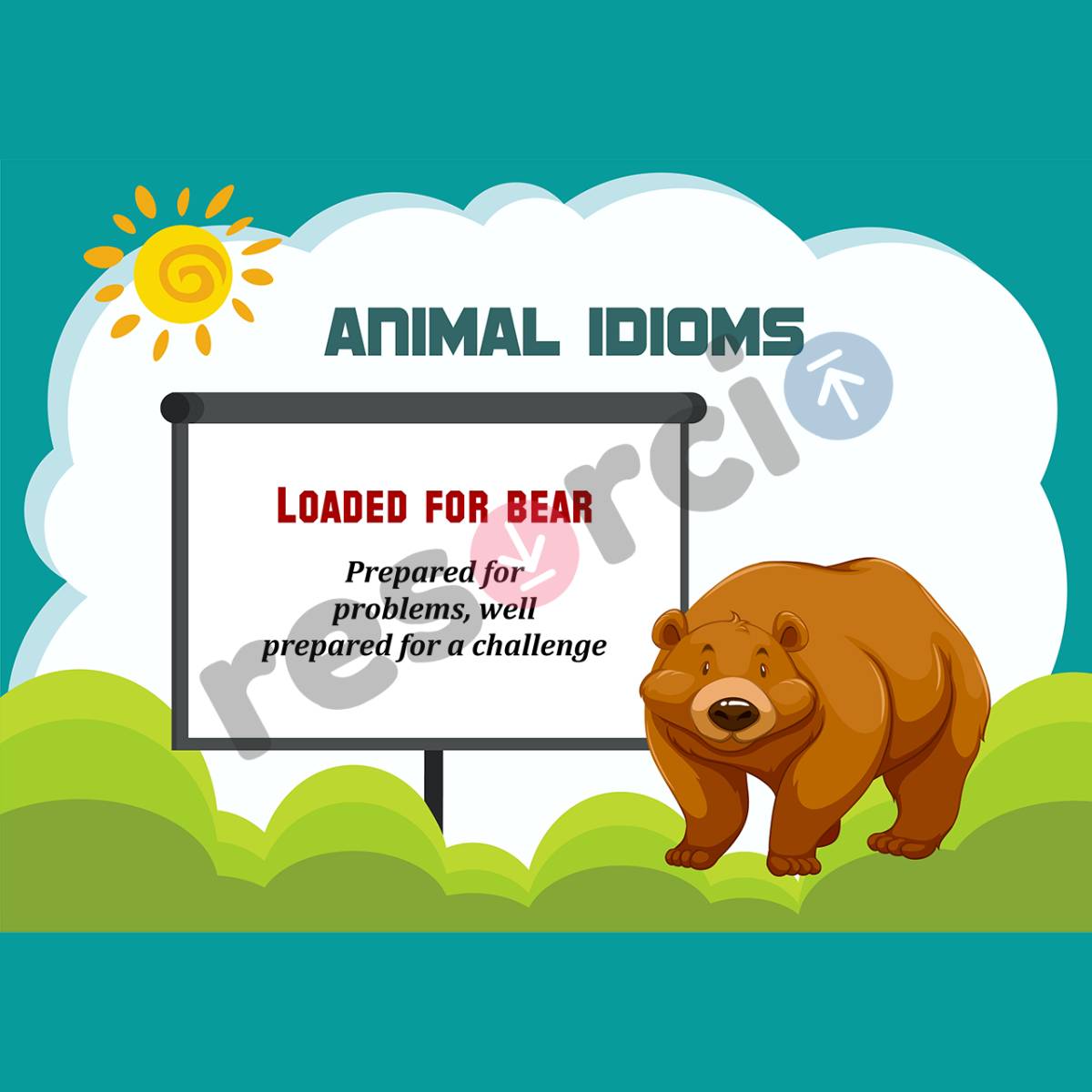 Animal Idioms - Template - 17