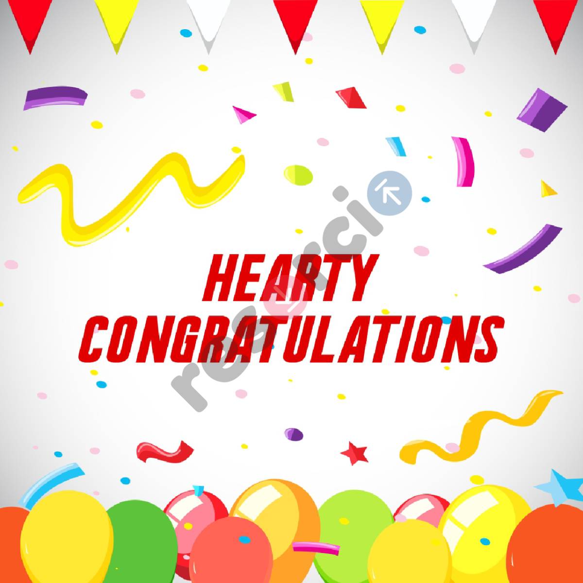 Hearty Congratulations - Template 03