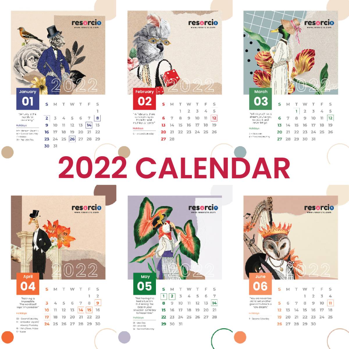 Calendar 2022