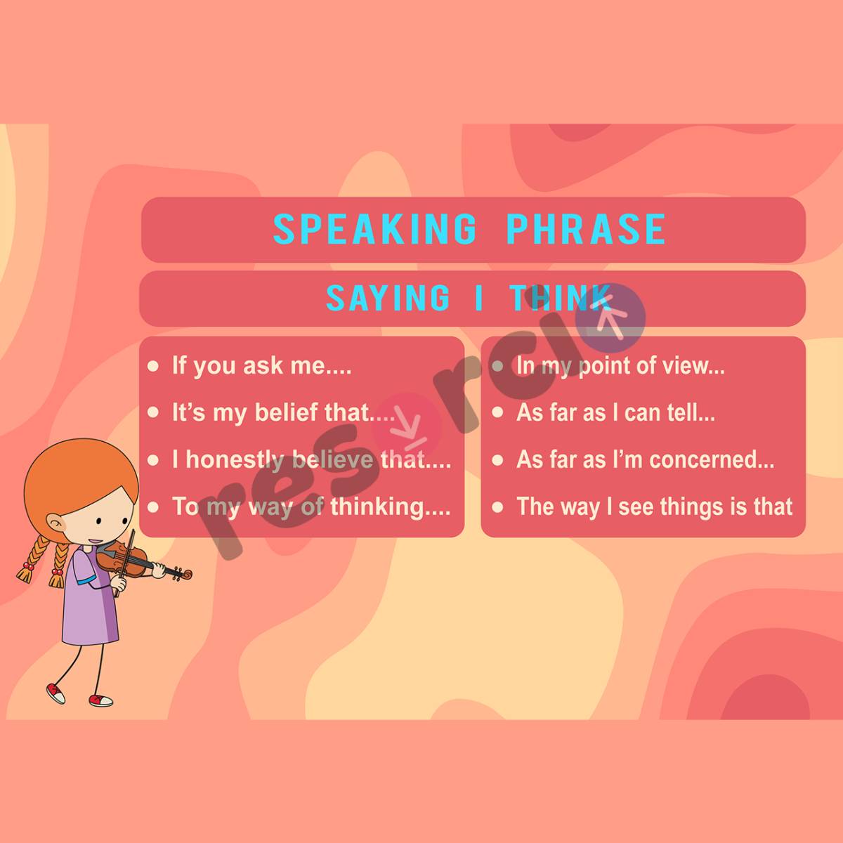Speaking Phrase Template 02 Speaking Phrase Template 02