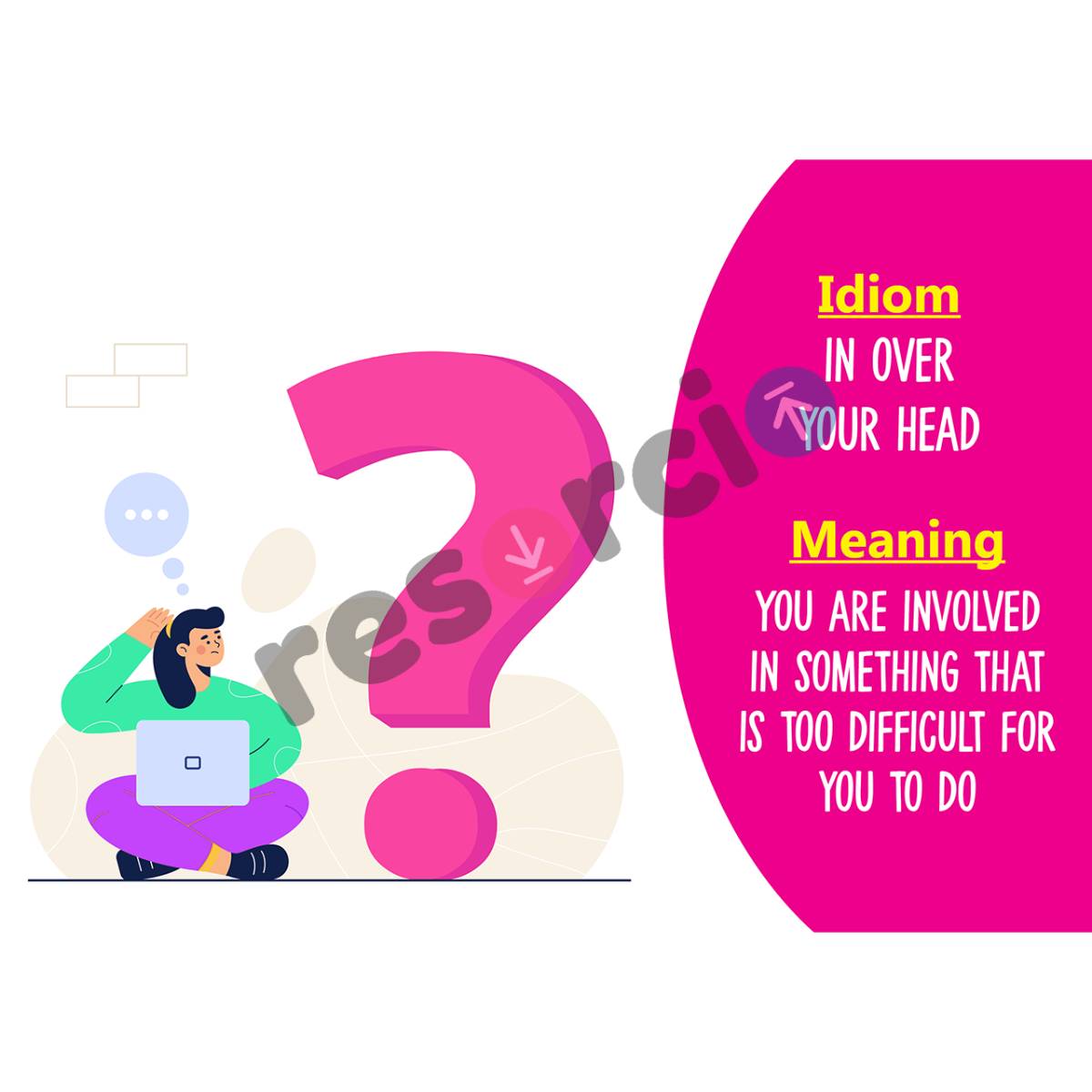 Human Idioms - Template 24