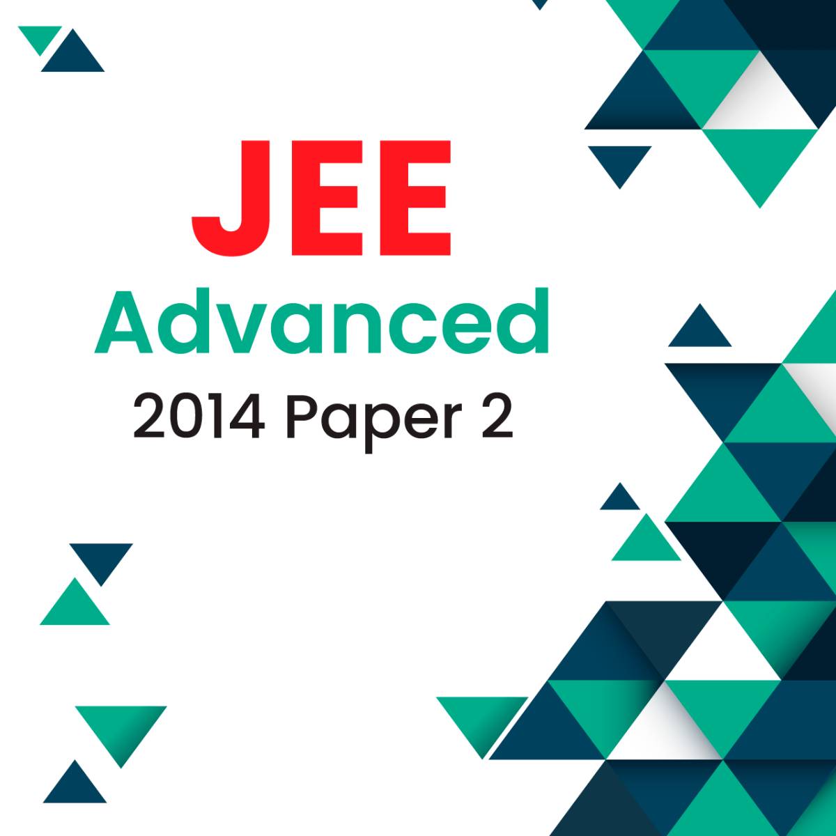 JEE Advanced 2014 Paper 2