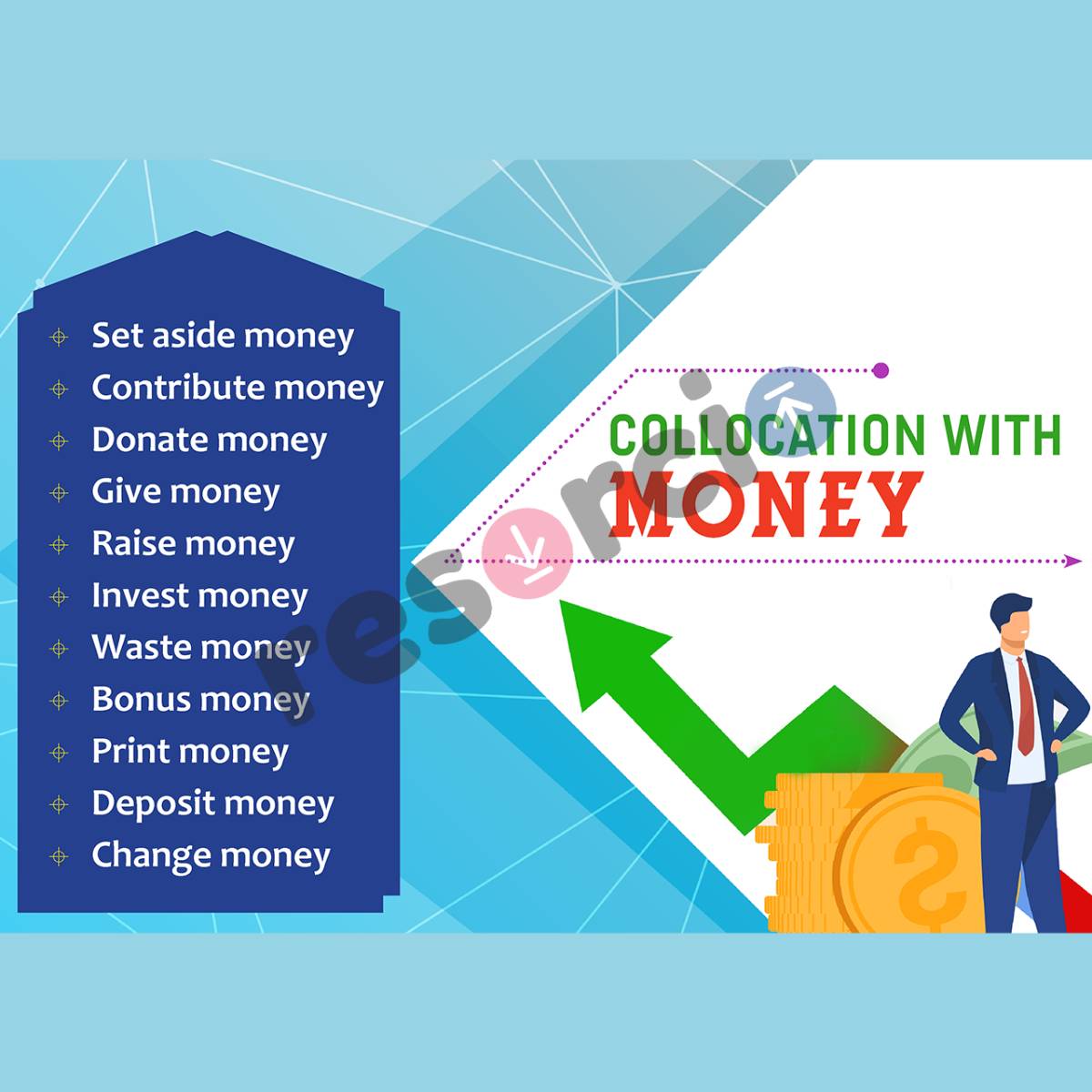 Collocations With Money - Template 09