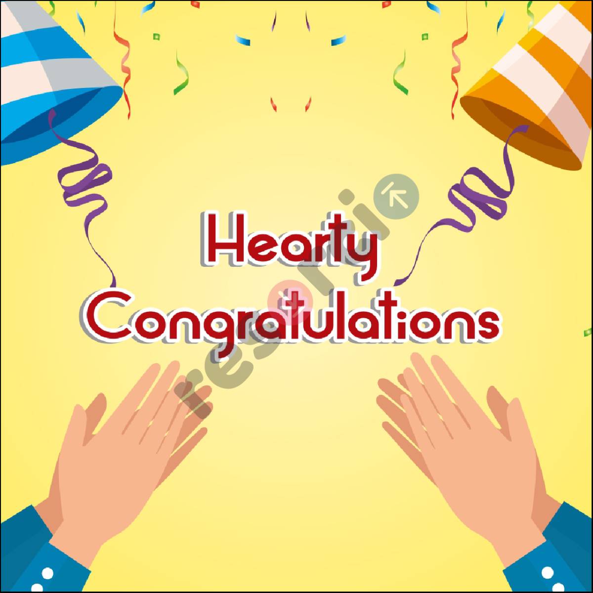 Hearty Congratulations - Template 37