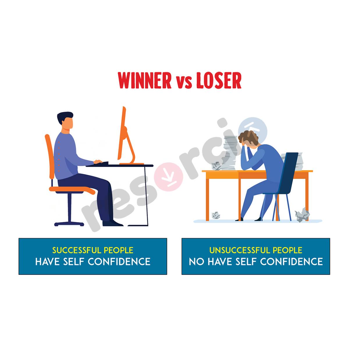 Winners vs Losers - Template 31