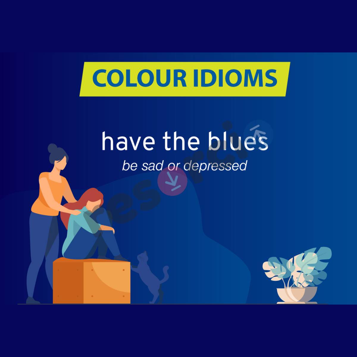 Colour Idioms - Template - 22
