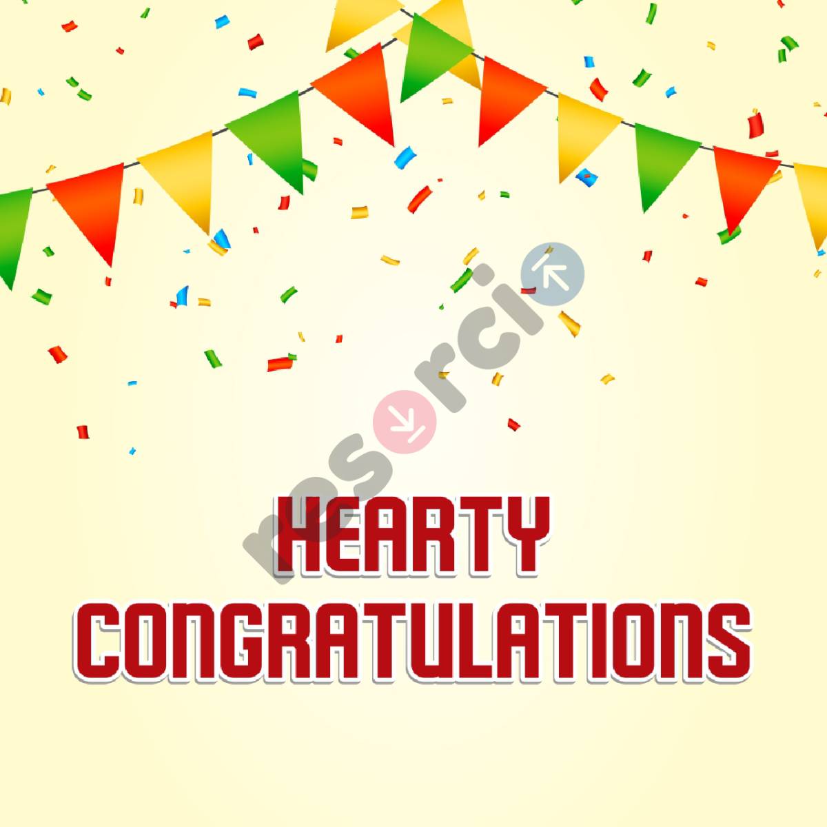 Hearty Congratulations - Template 21