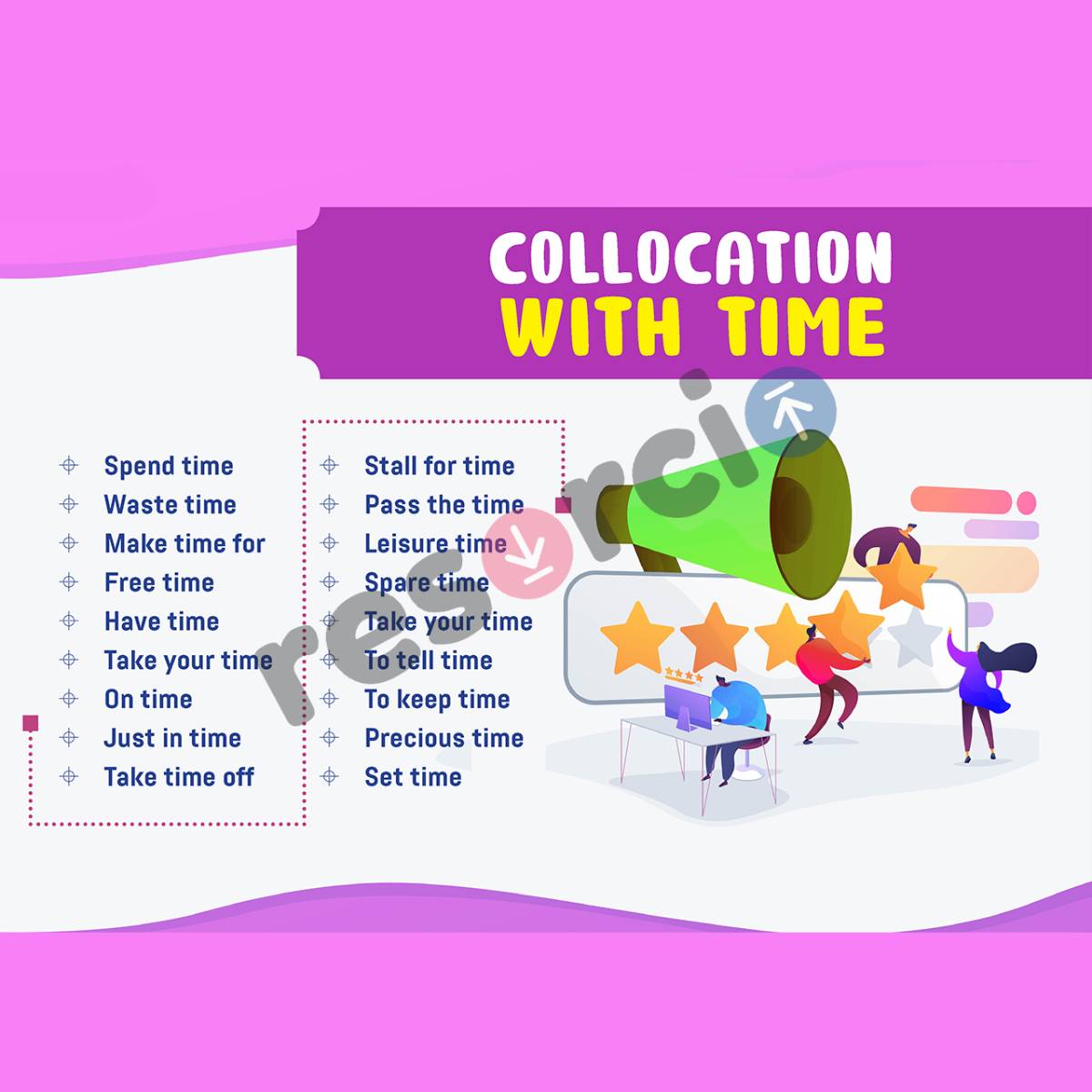 Collocations With Time - Template 01