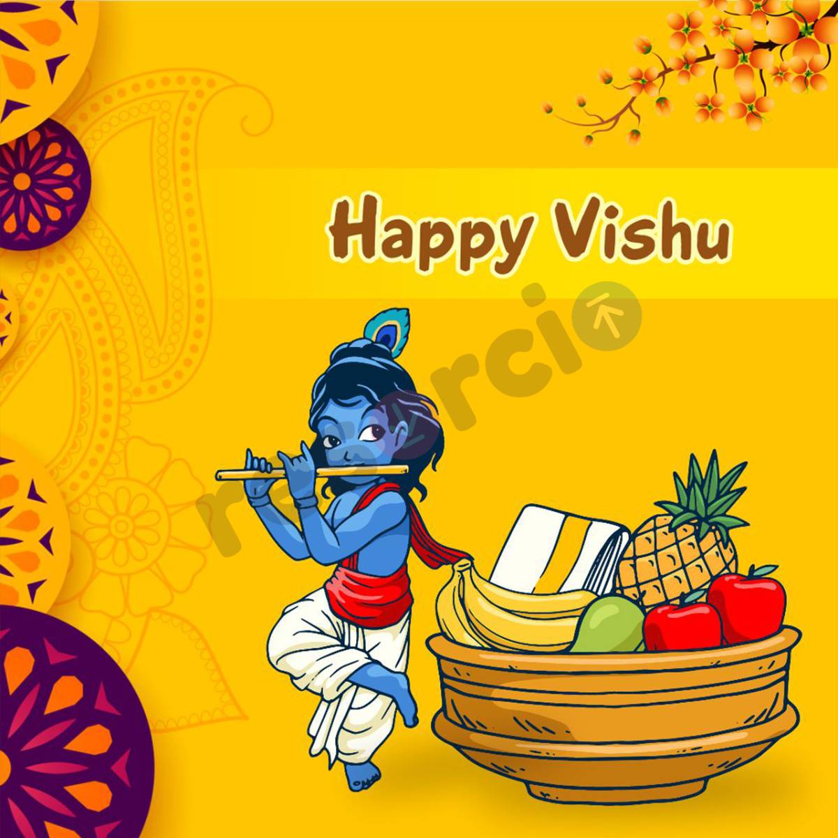 Happy Vishu - Template 10